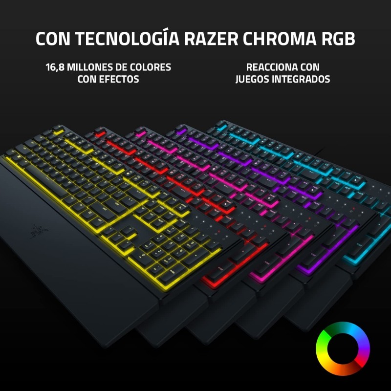 Razer Ornata V3 X - Teclado de Membrana Chroma RGB