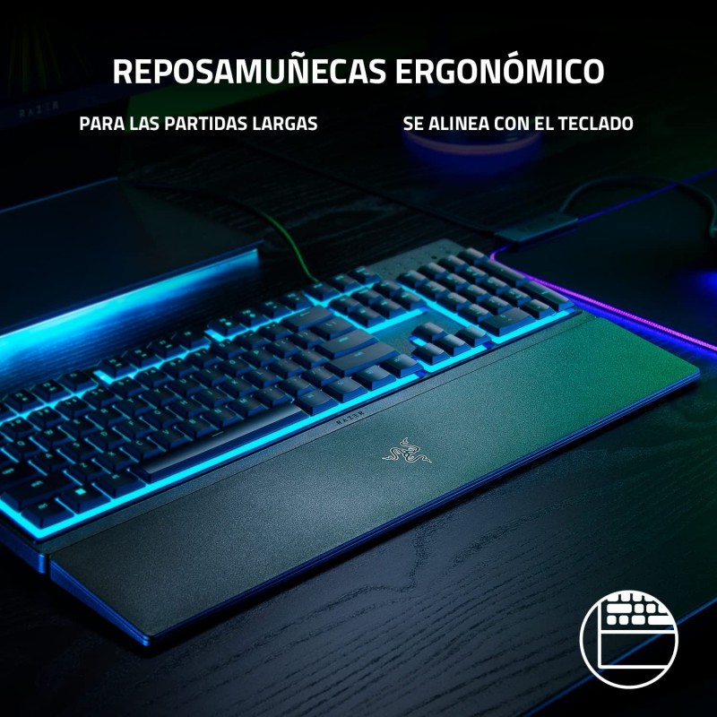 Razer Ornata V3 X - Teclado de Membrana Chroma RGB