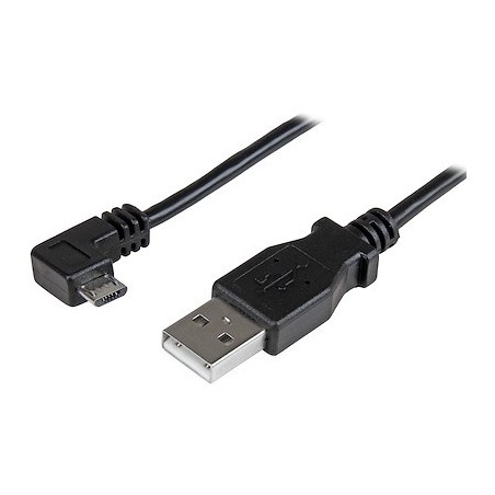 Cable de 0,5m Micro USB Acodado a USB