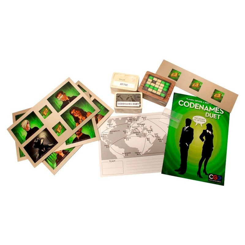 Juego de cartas Devir Games Código Secreto: Dúo