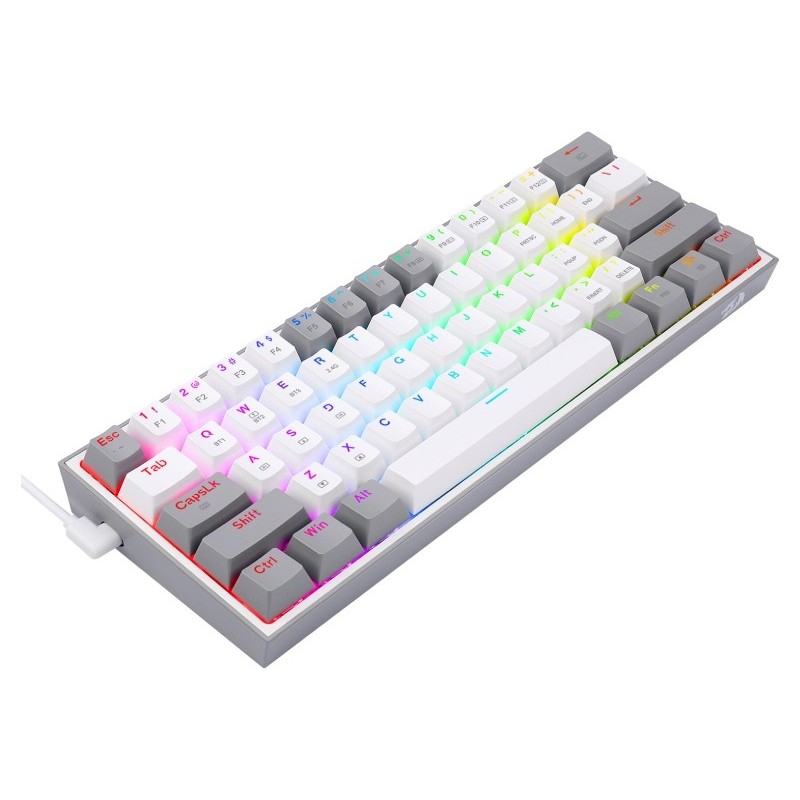 Redragon Fizz Pro K616-RGB INALAMBRICO WHITE/GREY