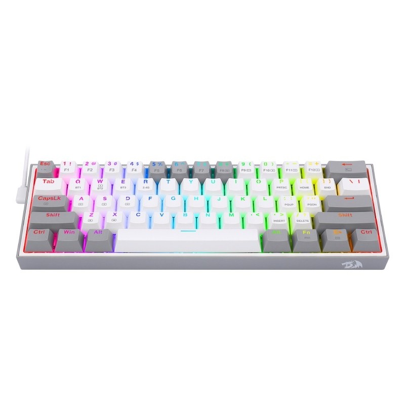 Redragon Fizz Pro K616-RGB INALAMBRICO WHITE/GREY
