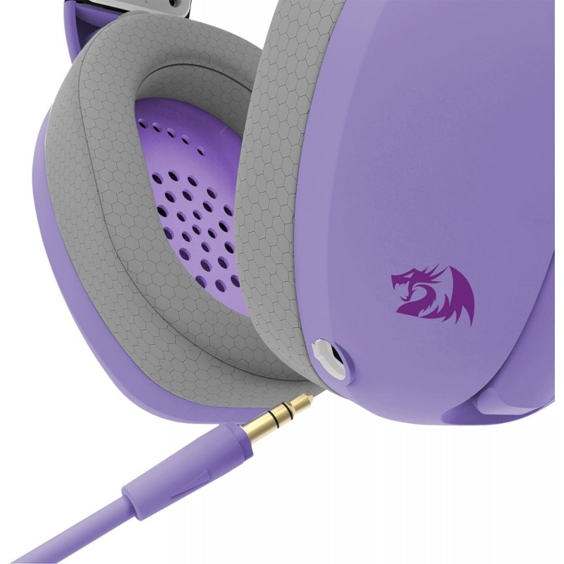 Redragon H848 Purpura Bluetooth, micrófono desmontable