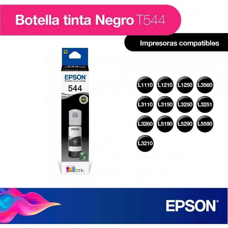 Epson Original EcoTank T544 Black Ink Bottle
