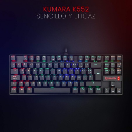 RedRagon Kumara Black RGB (RED, SP, RAINBOW)
