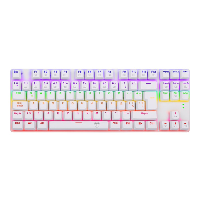 T-DAGGER TGK313 BORA White RGB (RED, ESPAÑOL)